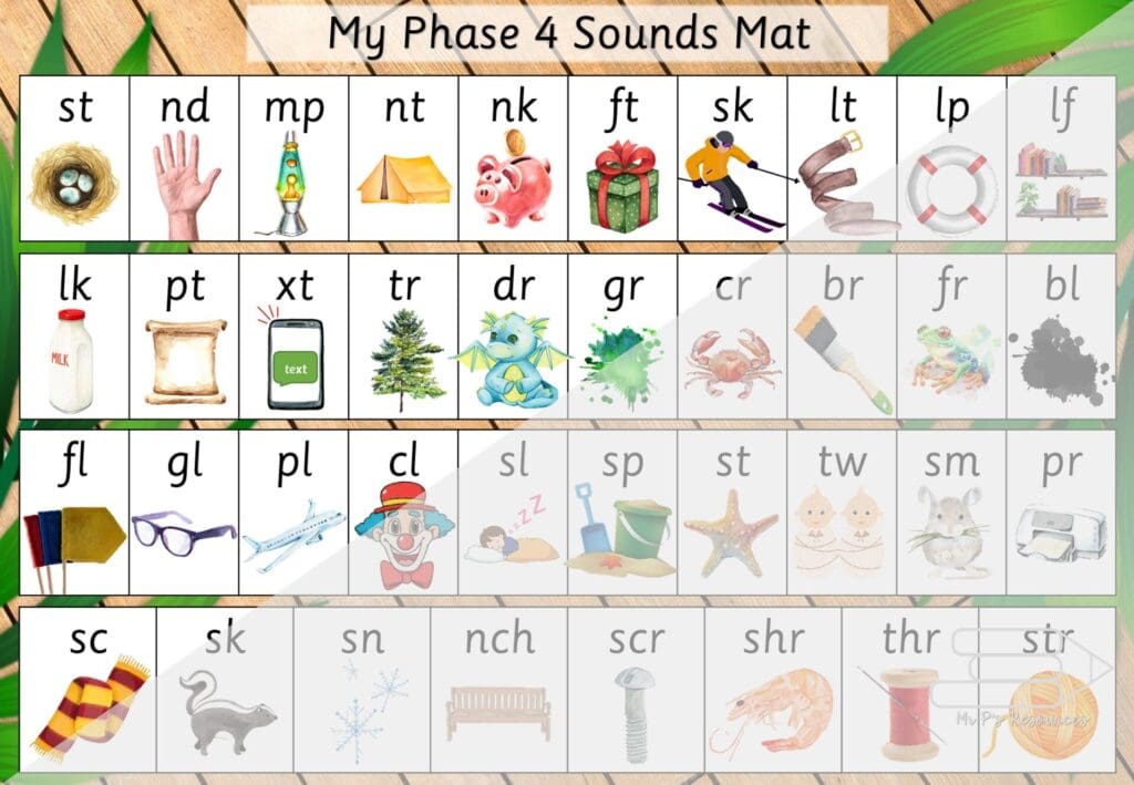Phonics Sound Mat (bundle) | Mr P's Resources