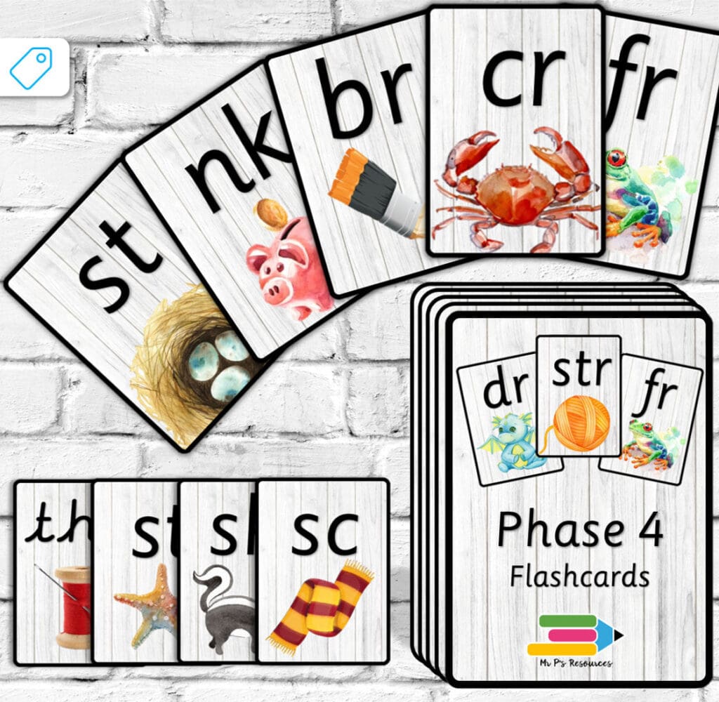 Printable Phonics Flashcard (Bundle) | Mr P's Resources