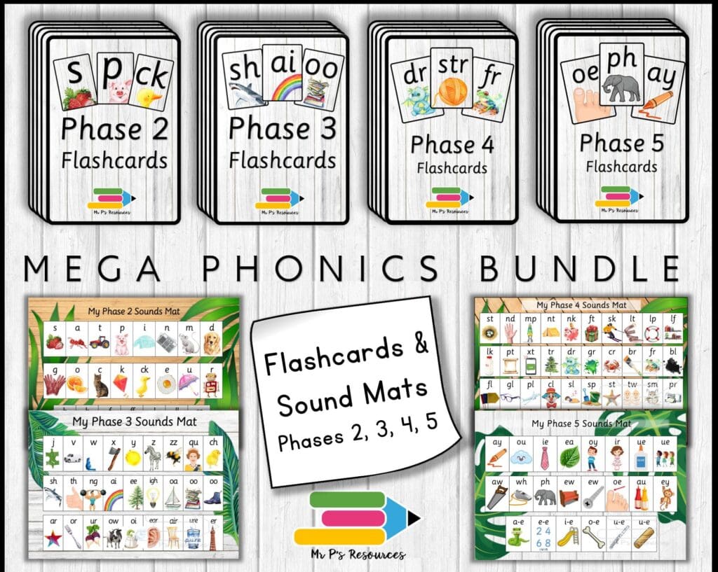 Mega Phonics Bundle (Printable) | Mr P's Resources