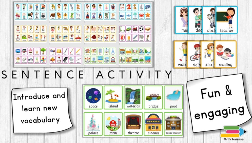 Sentence Building Activity | Mr P's Resources