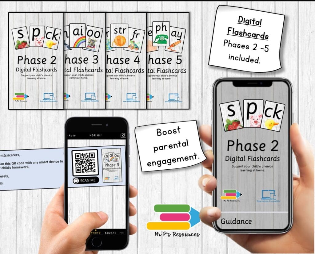 Smartphone Digital Flashcards | Mr P's Resources