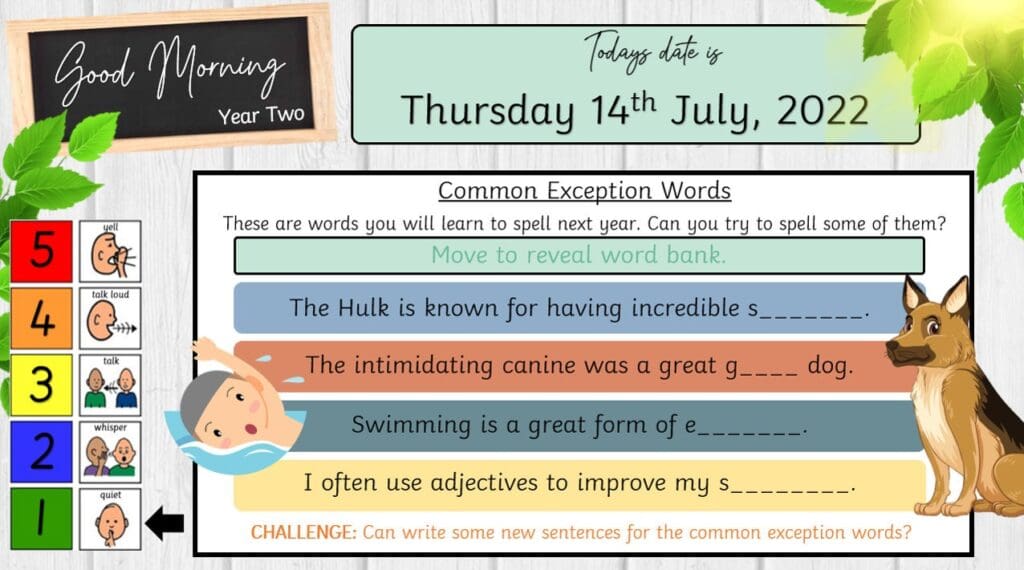Morning Activities for Year 2 (Summer 2) | Mr P's Resources