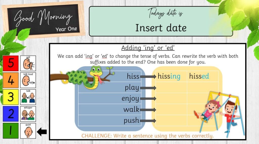 Morning Activities for Year 1 (Summer 2) | Mr P's Resources