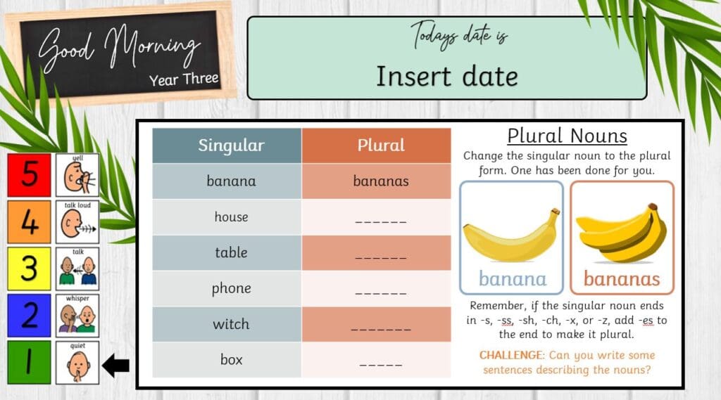 Morning Activities Year 3 | Mr P's Resources