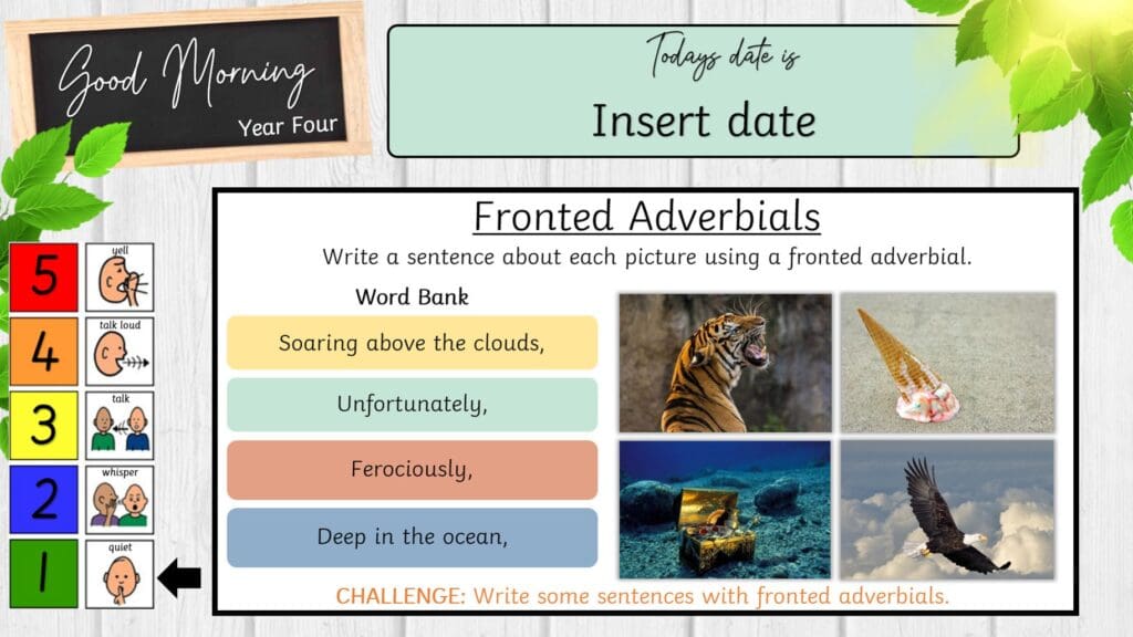 Morning Activities Year 4 | Mr P's Resources