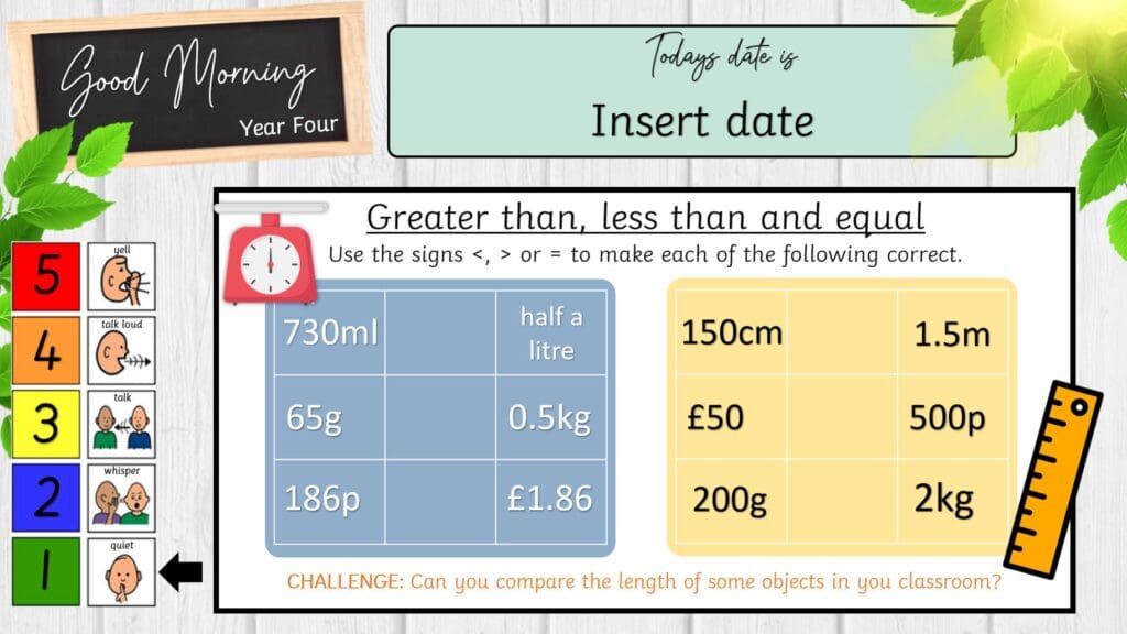 Morning Activities Year 4 | Mr P's Resources