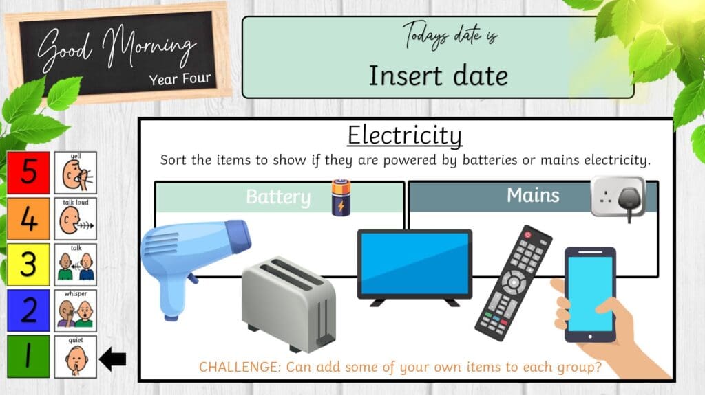 Morning Activities Year 4 | Mr P's Resources