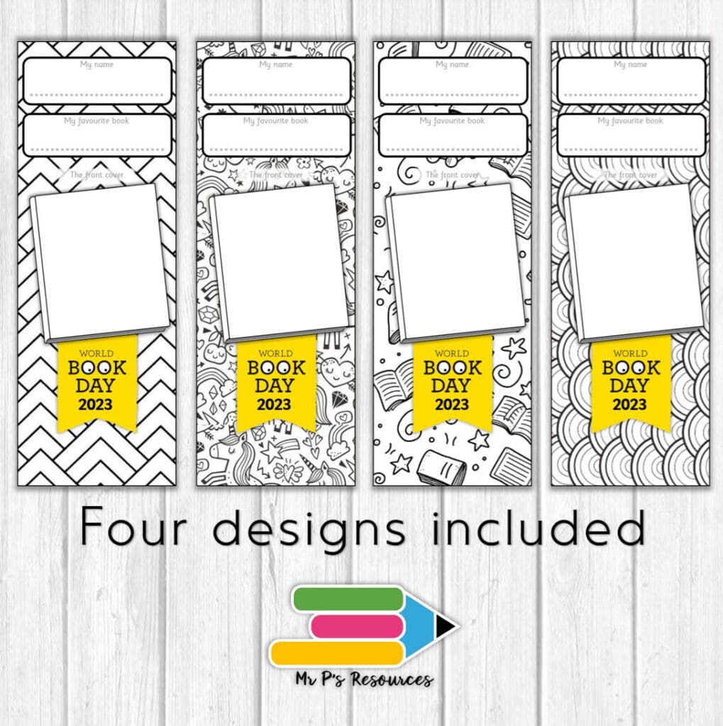 Colour Your Own Bookmarks | Mr P's Resources
