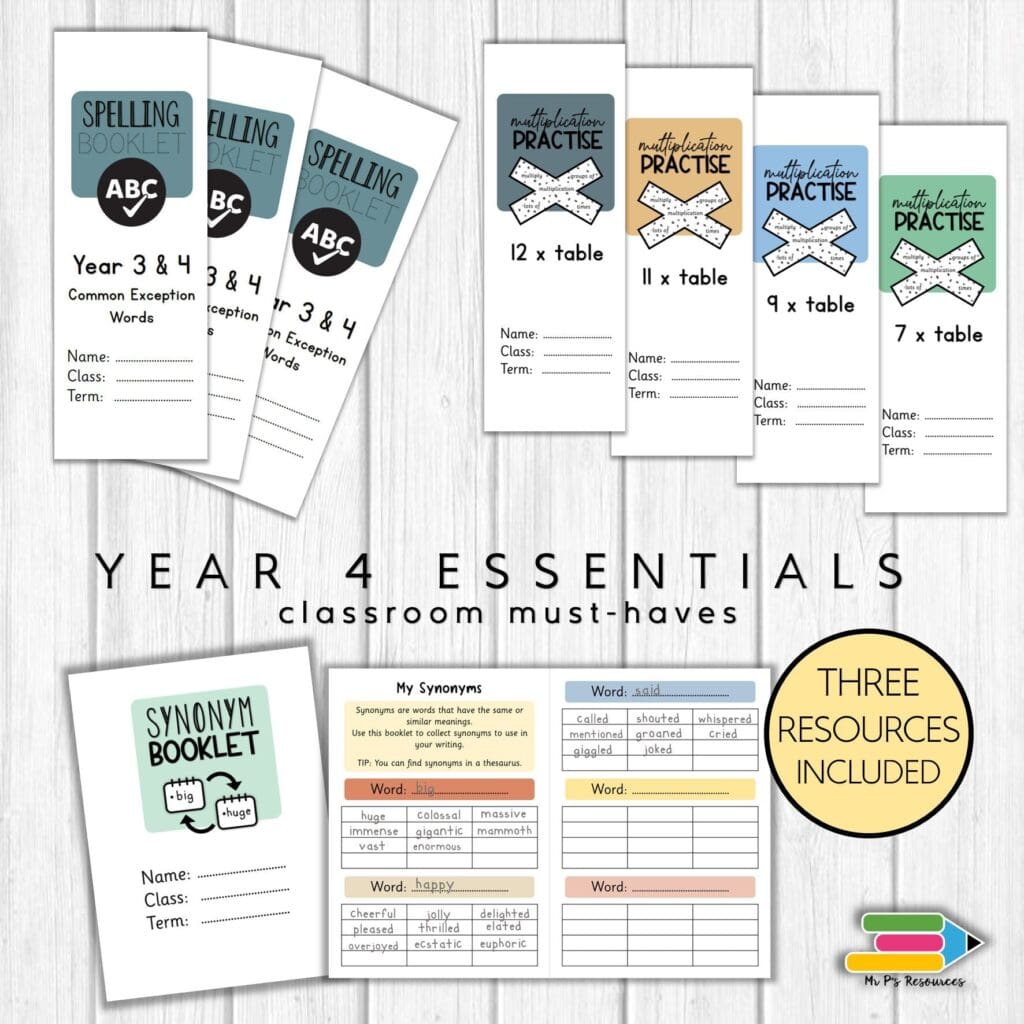 Year 4 Classroom Essentials - Great Value | Mr P's Resources
