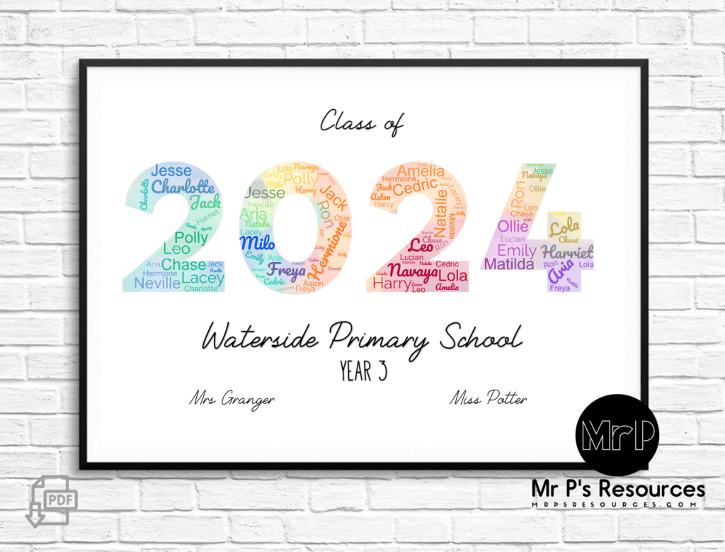 Class of 2024 Print | Mr P's Resources