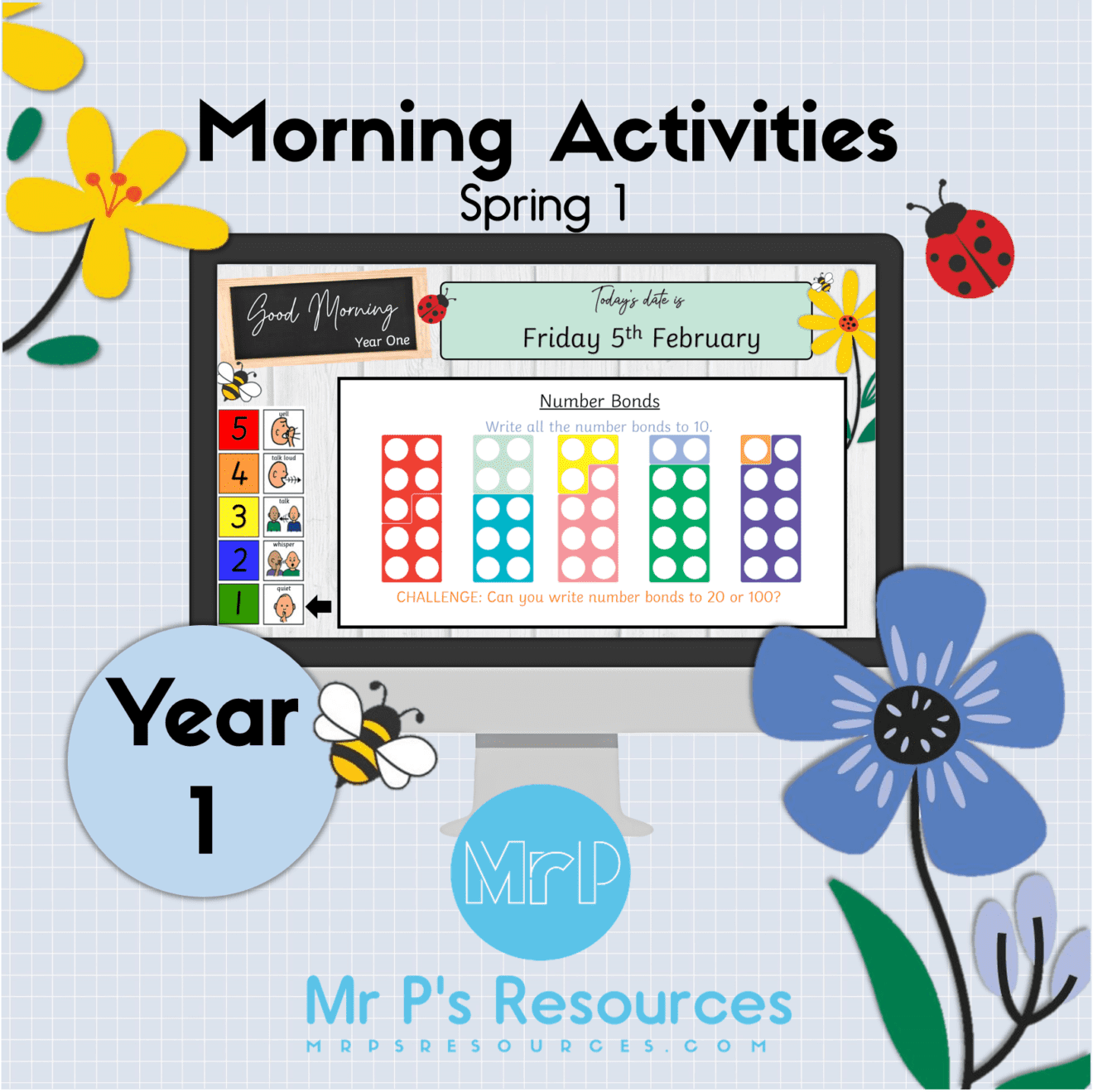 Morning Activities Year 1 - Whole Year Pack | Mr P's Resources