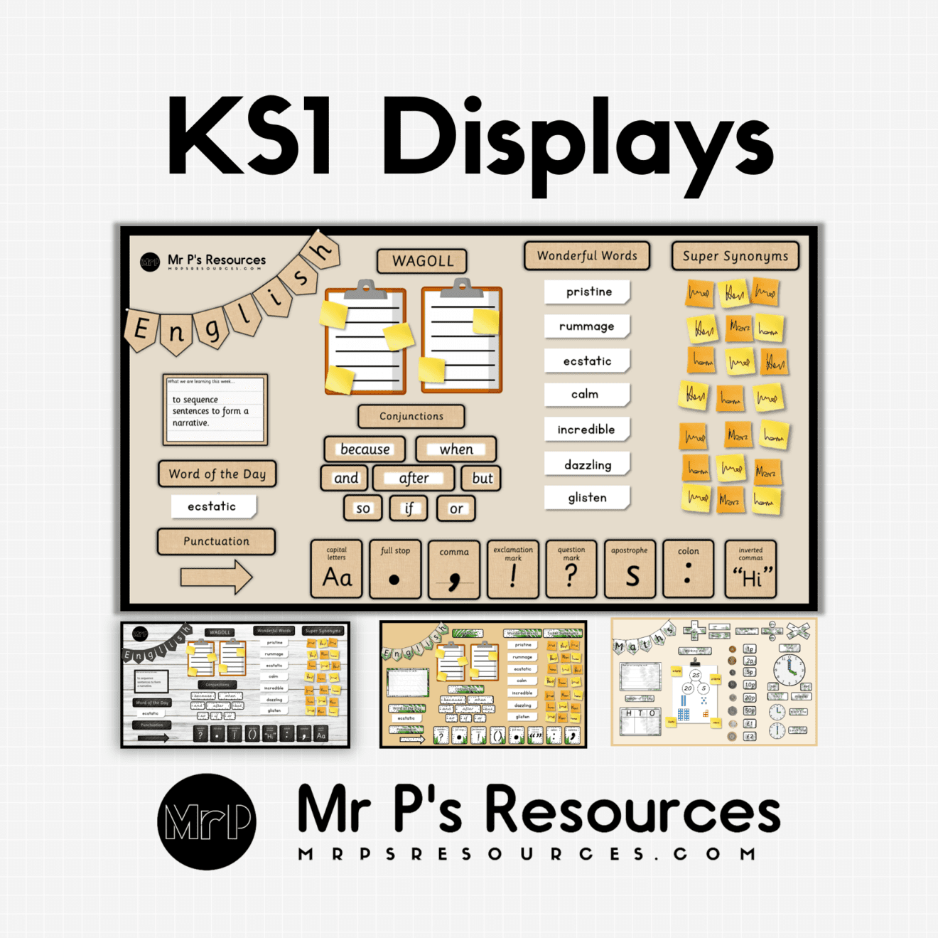 Displays | Mr P's Resources